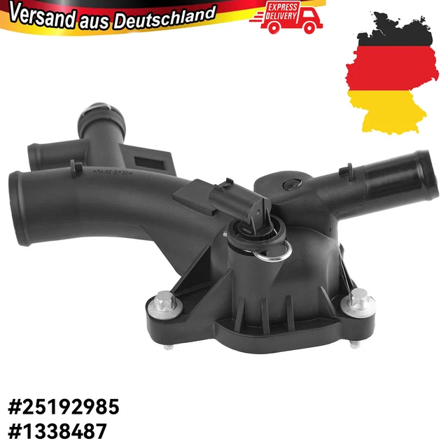 WASSERFLANSCH FÜR OPEL Adam Astra J Corsa E D Meriva B 1.2 1.4 25192985 ...