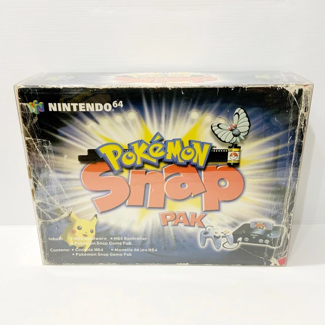 RARE GRAIL POKEMON Snap Pak Nintendo 64 N64 Console - Complete In Box ...
