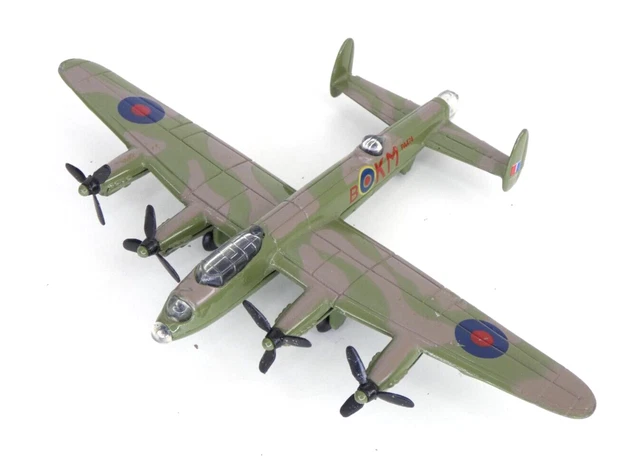 AVRO LANCASTER BOMBER RAF WWII British Military Aircraft Diecast Toy ...