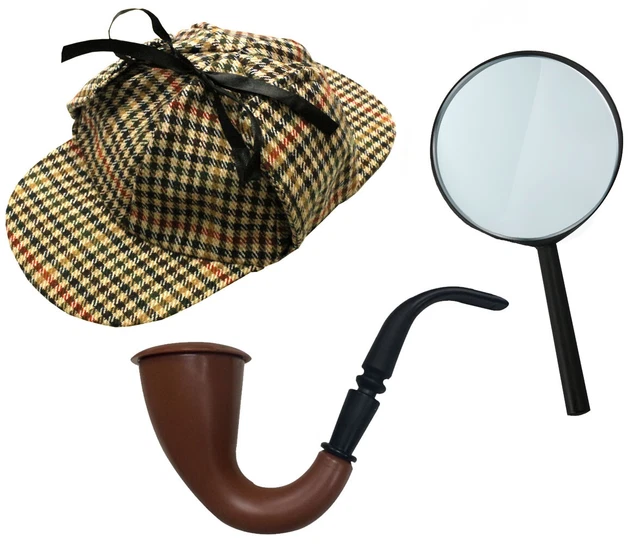 VICTORIAN DETECTIVE COSTUME Kit School Book Week Fancy Dress Character ...