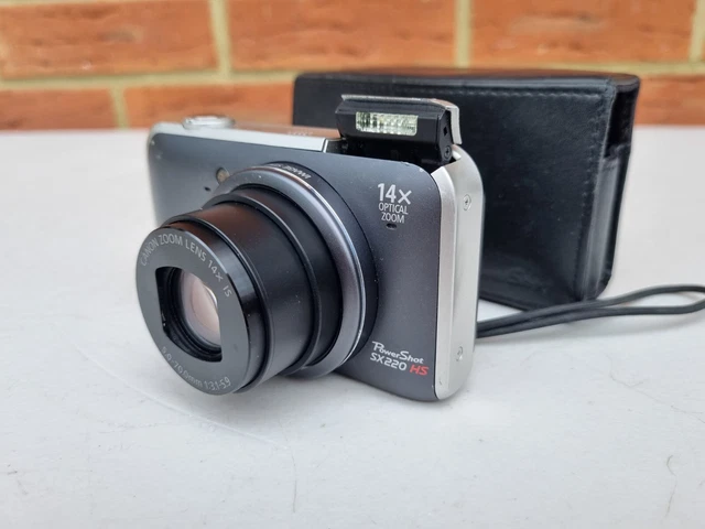 CANON POWERSHOT SX220 HS Full HD 12MP, 14xOptical Zoom Digital Camera £ ...