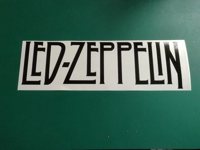 LED ZEPPELIN LOGO - Car/Van/Camper/Bike Decal Sticker Vinyl Graphic EUR ...
