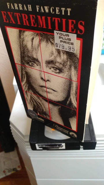 EXTREMITIES, FARRAH FAWCETT, PARAMOUNT 1987 R rated VHS EUR 8,18 ...