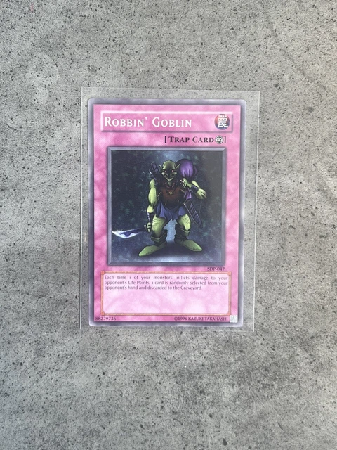 CARTE CARD YU-GI-OH Konami 1996 Edition Robbin’ Goblin SDP-047 Très Bon Etat En EUR 1,90 ...