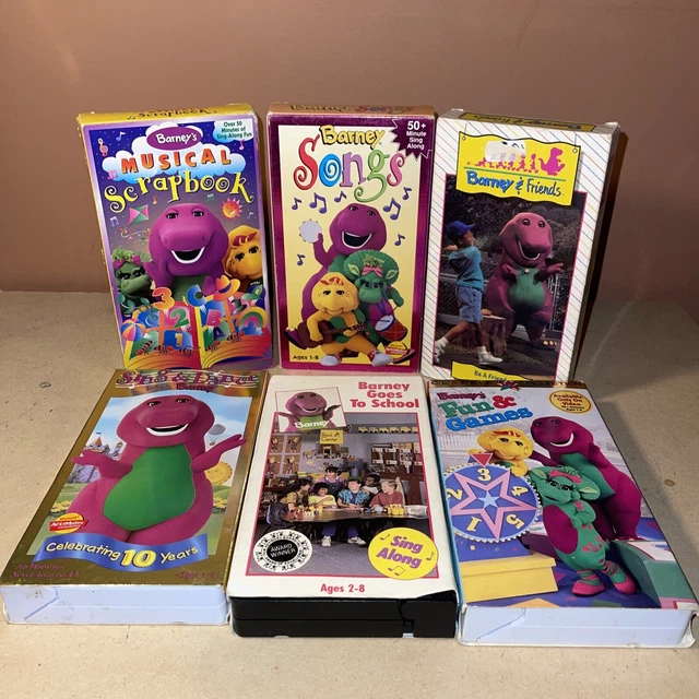 BARNEY & FRIENDS Collection Lot of 6 VHS £20.81 - PicClick UK