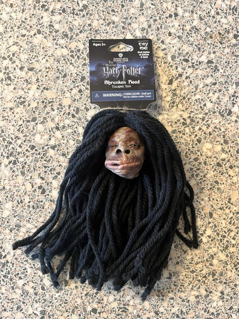 HARRY POTTER TALKING Shrunken Head Warner Bros Studio Tour Collectible ...