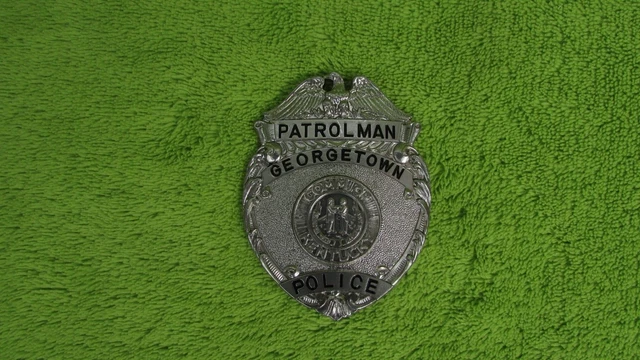 PATROLMAN GEORGETOWN POLICE Polizeiabzeichen aus Metall von Göde EUR 25 ...