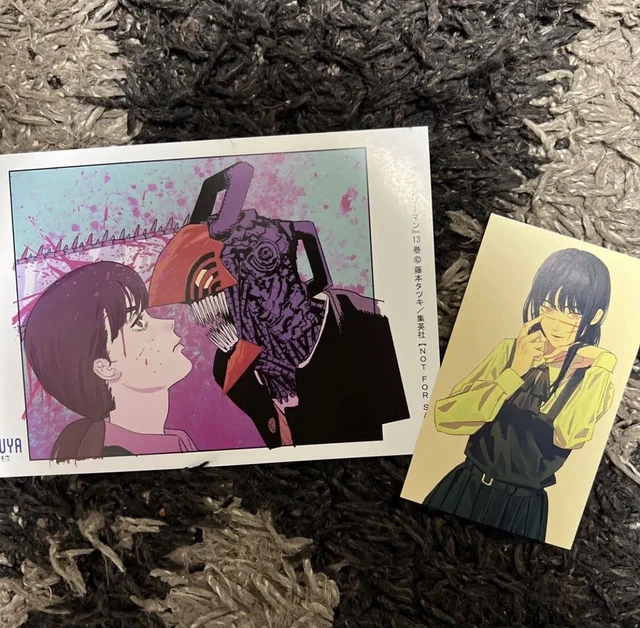 CHAINSAW MAN COMIC Vol 13 Purchase Privilege Illustration Card Complete ... CHAINSAW MAN COMIC Vol 13 Purchase Privilege Illustration Card Complete ...