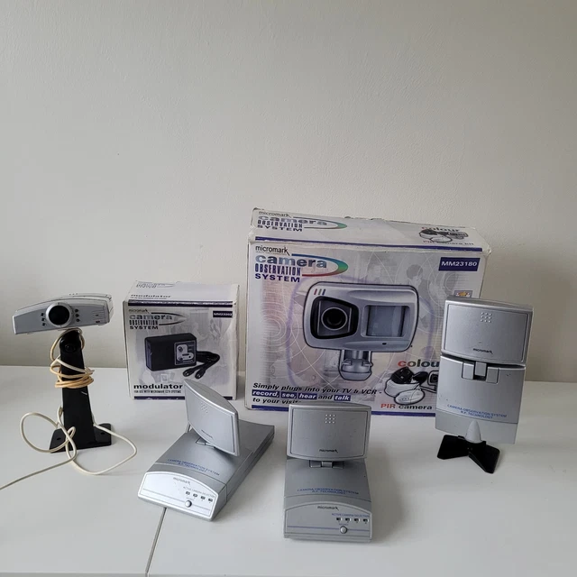 MICROMARK CAMERA OBSERVATION System CCTV cameras vintage bundle £25.00 ...