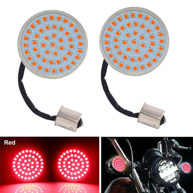 1156 ROT LED Blinker Einsatz Anzeige Für Harley Touring Softail Dyna ...