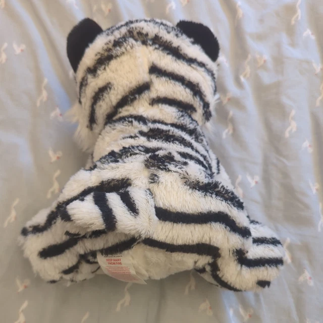 SNOW TIGER WHITE Plush Soft Toy 14” (TY style eyes) £8.00 - PicClick UK