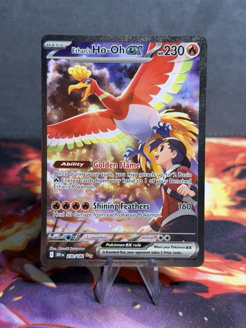 POKÉMON TCG ETHAN'S Ho-Oh EX Sir Destined Rivals 230/182 NM/M £175.00 ...