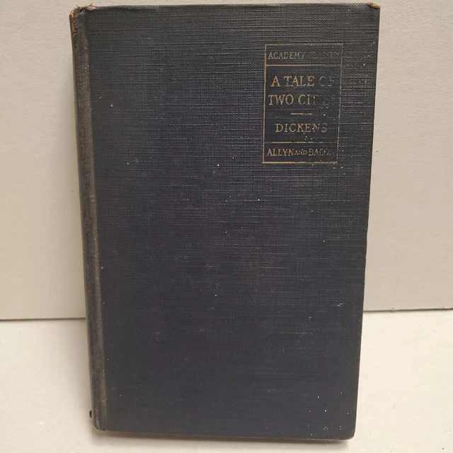 A TALE OF TWO CITIES ~ Charles Dickens 1922 HC Academy Classics Allyn ...