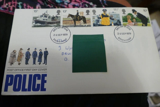 FULL SET ON FDC Police emergency service British UK commemorative ...