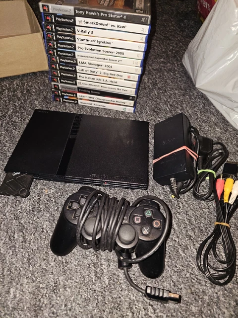 PS2 SLIM CONSOLE - With Bundle Of Games, Memory Card & Tv Cable £69.99 ...