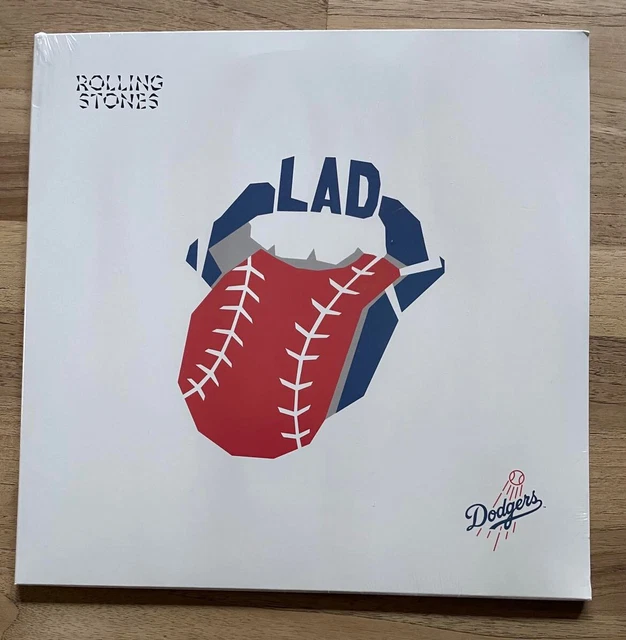 ROLLING STONES X MLB Los angeles Dodgers Hackney Diamonds white vinyl ...