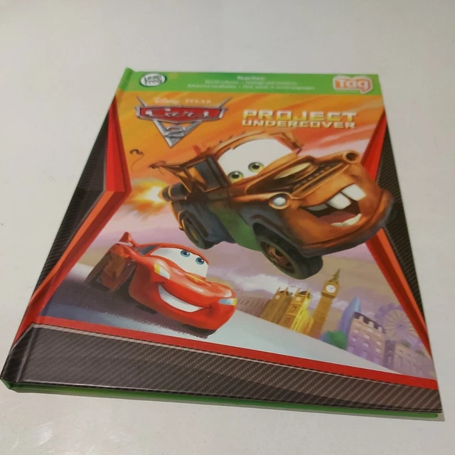 LEAPFROG LEAPREADER TAG Reading System Book Disney Pixar Cars Project ...