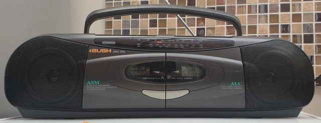 BUSH SRC 5403 Stereo Radio Cassette Recorder Black FAULTY Sold as ...