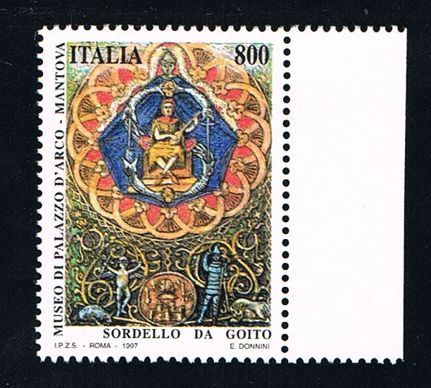 ITALIA 1 FRANCOBOLLO MUSEO SORDELLO DA GOITO 1997 nuovo** (BI10.651 ...