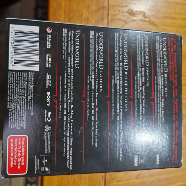 UNDERWORLD ULTIMATE 5 Movie Collection $45.00 - PicClick AU