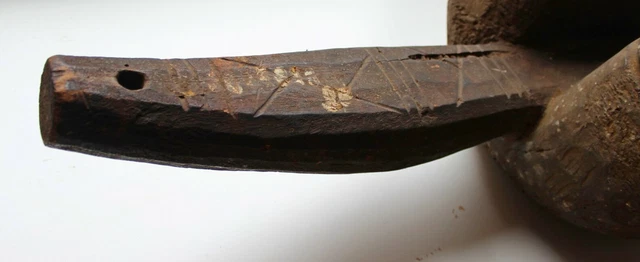 CONGO ANCIEN SOUFFLET forgeron africain SONGYE ancien soufflet de forge ...