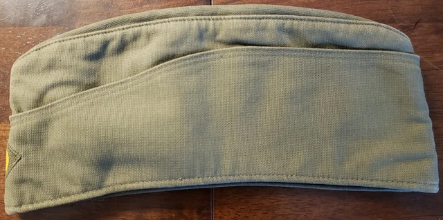 VINTAGE 1963 WEST German Military Side Cap Bamberger Mutzen-Industrie ...