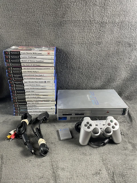 SONY PLAYSTATION 2 PS2 Silver Console Games Bundle Tested Working £79. ...