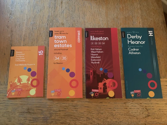 TRENT BARTON: 4 x bus timetables Erewash area routes: Apr 2023 issues ...