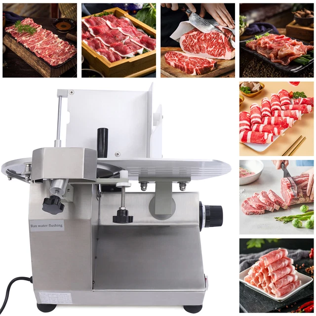 COMMERCIAL KITCHEN ELECTRIC Meat Cutter Slicer Flesh Shredding Cutting ...