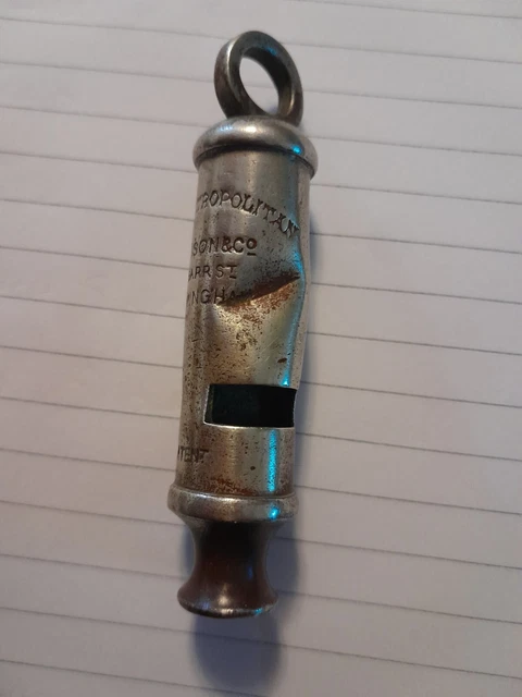 VINTAGE METROPOLITAN POLICE Whistle £0.99 - PicClick UK