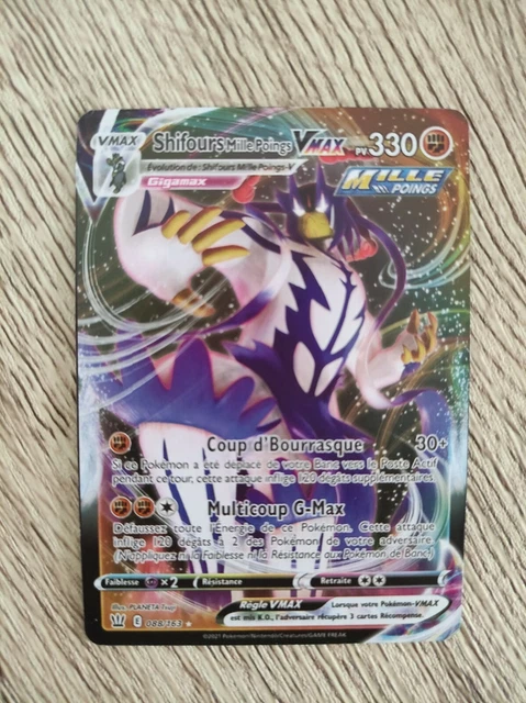 CARTE POKÉMON - Shifours Poing Final Vmax 88/163 - Edition FR. EUR 400 ...