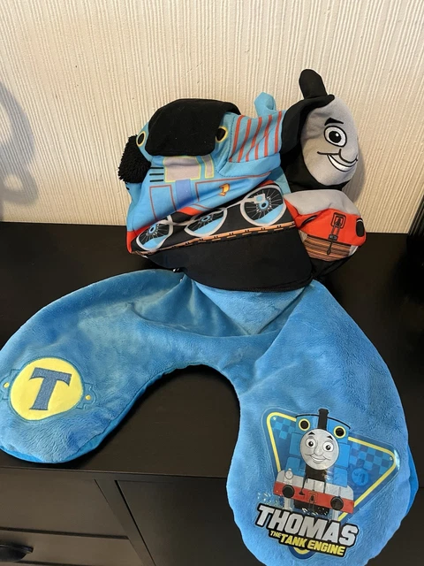 THOMAS THE TANK Travel Neck Pillow That Turns In A Plush £15.08 ...