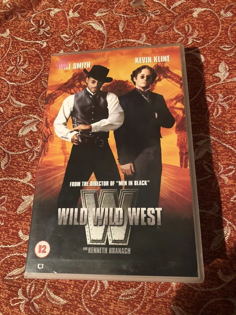 WILD WILD WEST Big box Vhs Video With Purchase Receipt £2.00 - PicClick UK