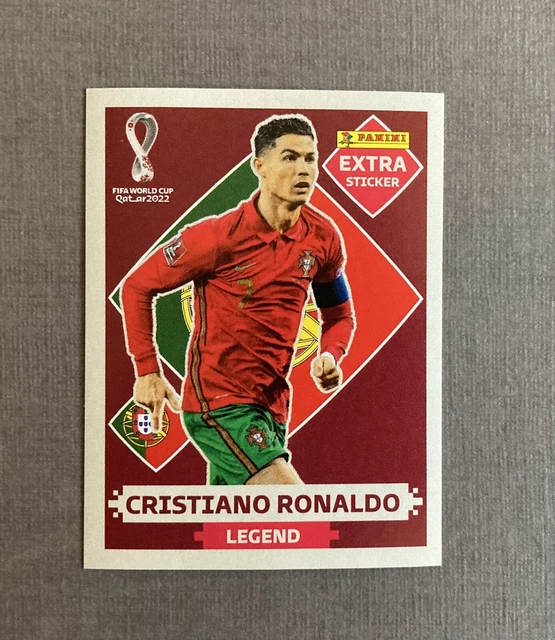 CRISTIANO RONALDO EXTRA Sticker/Figurina BASE - Panini Qatar 2022 ...