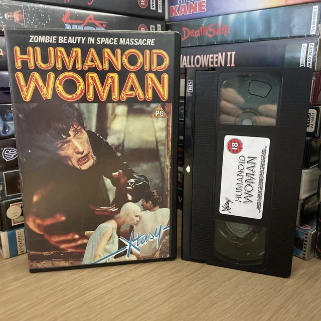 HUMANOID WOMAN - Big Box Ex-rental VHS - Xtasy - Sci-Fi Zombie Horror £ ...