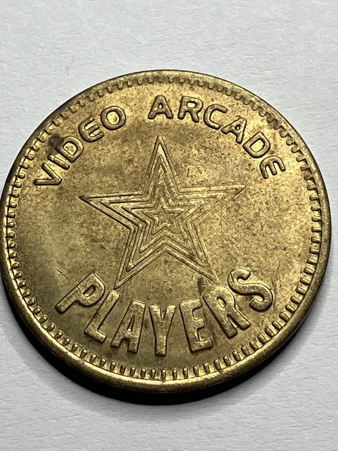 RARE PLAYERS VIDEO Arcade Token Defunct #sg1 £11.16 - PicClick UK