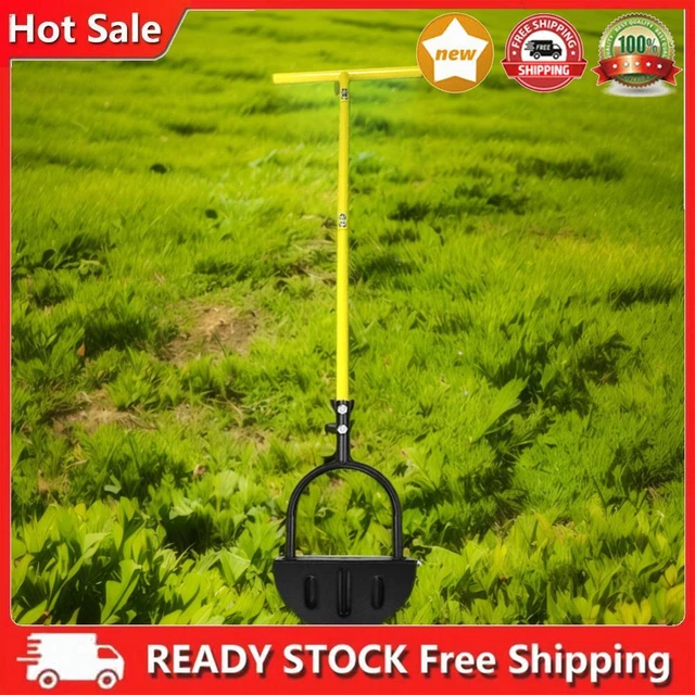 HALF MOON LAWN Step Edger Long Handled Saw-Tooth with T-Grip for ...