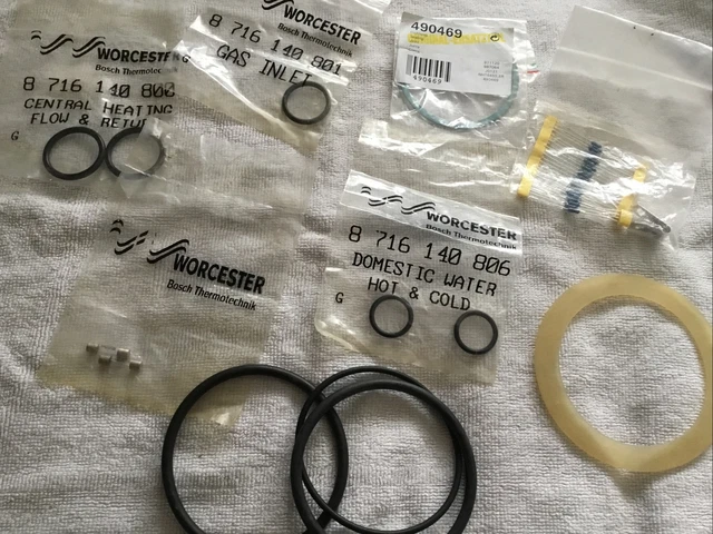 WORCESTER BOSCH ORING Gas Inlet,heating Flow&return,hot&cold JOBLOT ...