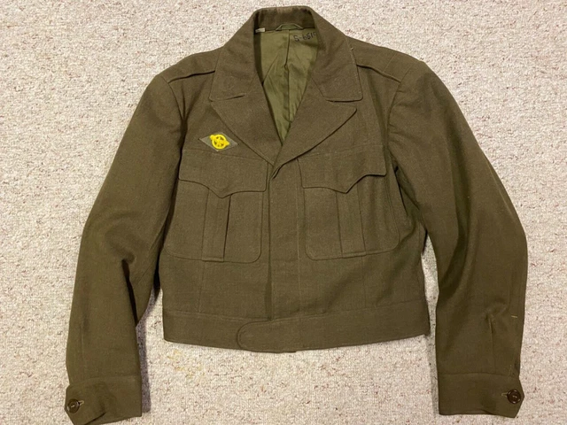 WWII 1944 U.S. Army Ike Jacket And Soldier Serial Numbered £19.52 ...