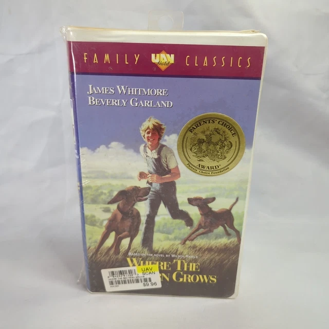 WHERE THE RED Fern Grows UAV Gold Family Classics VHS Cassette Tape New ...