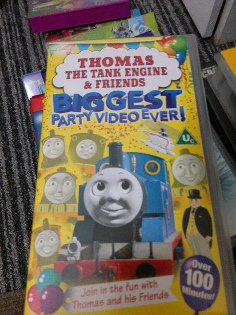 THOMAS BIGGEST PARTY video ever - kids children's - VHS VIDEO TAPE ...