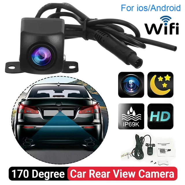 WIRELESS WIFI REVERSING Camera Night Vision HD Reverse Cam IP67 ...