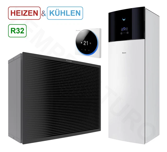 WÄRMEPUMPE 8 KW Daikin Altherma 3 H MT F Komplettsystem + 230L Speicher A+++ EUR 12.049,00 ...