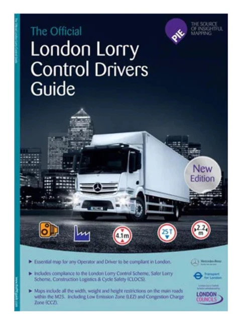 LONDON LORRY CONTROL Drivers Guide Map New Edition From The Pie Guide £ ...