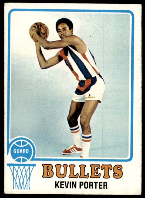 1973-74 TOPPS BASKETBALL Card Kevin Porter Capital Bullets #53 EUR 4,04 ...