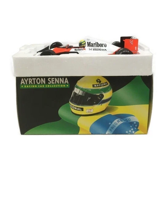 MINICHAMPS 1/18 AYRTON Senna Toleman Heart Tg184 1984 #19 Course Car ...