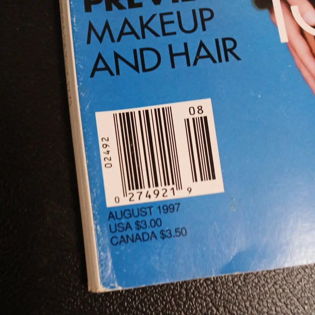 ELLE MAGAZINE AUGUST 1997 NIKI TAYLOR Special Beauty Issue Vintage £19. ...