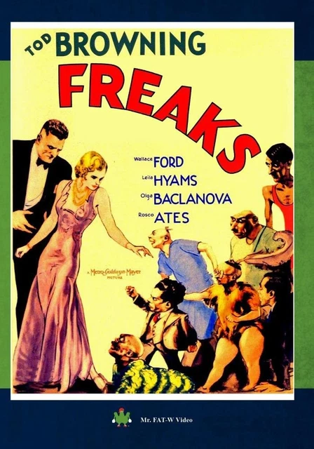 FREAKS (DVD) ROSCOE Ates Henry Victor Angelo Rossitto Daisy Earles ...