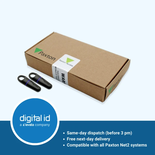PAXTON 695-644 - Net2 proximity key fobs - 10 Pack Genuine Paxton Fobs ...