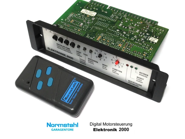 NORMSTAHL STEUERUNG ELEKTRONIK 2000 Digital Motorsteuerung Handsender ...